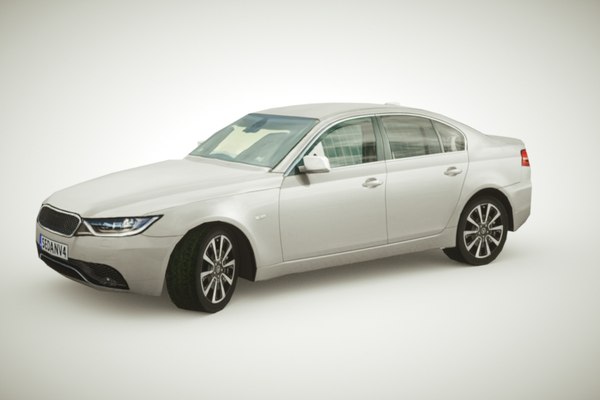 generic sedan v4 colors 3d model