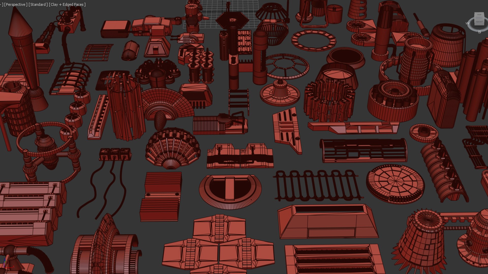 3D Model Wars Inspired Kitbash Set - TurboSquid 1645497