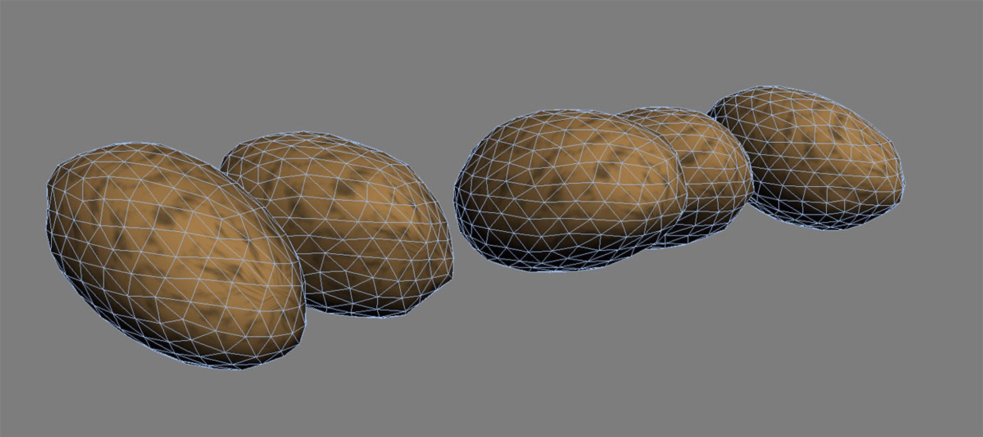 free potatoes p 3d model