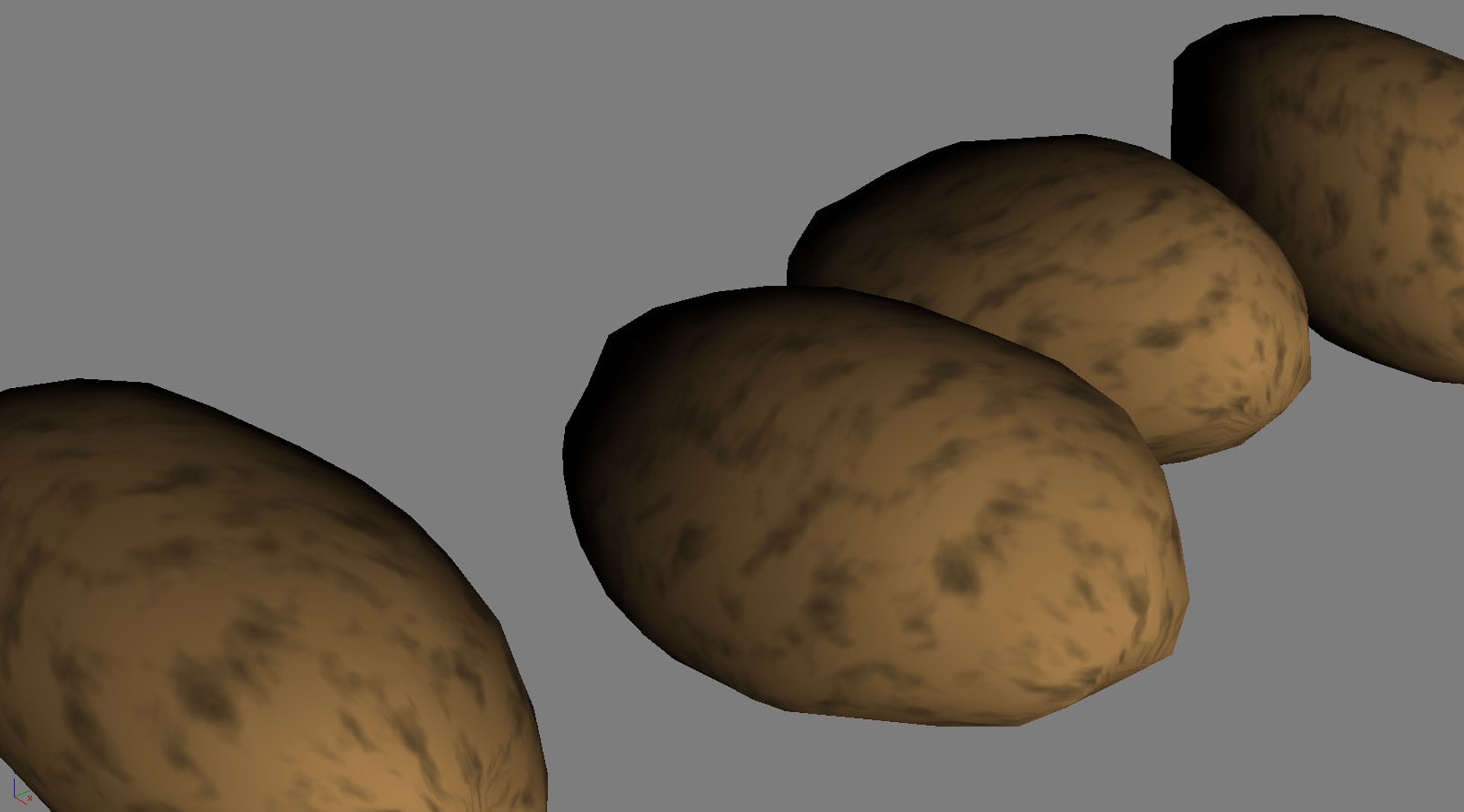 free potatoes p 3d model
