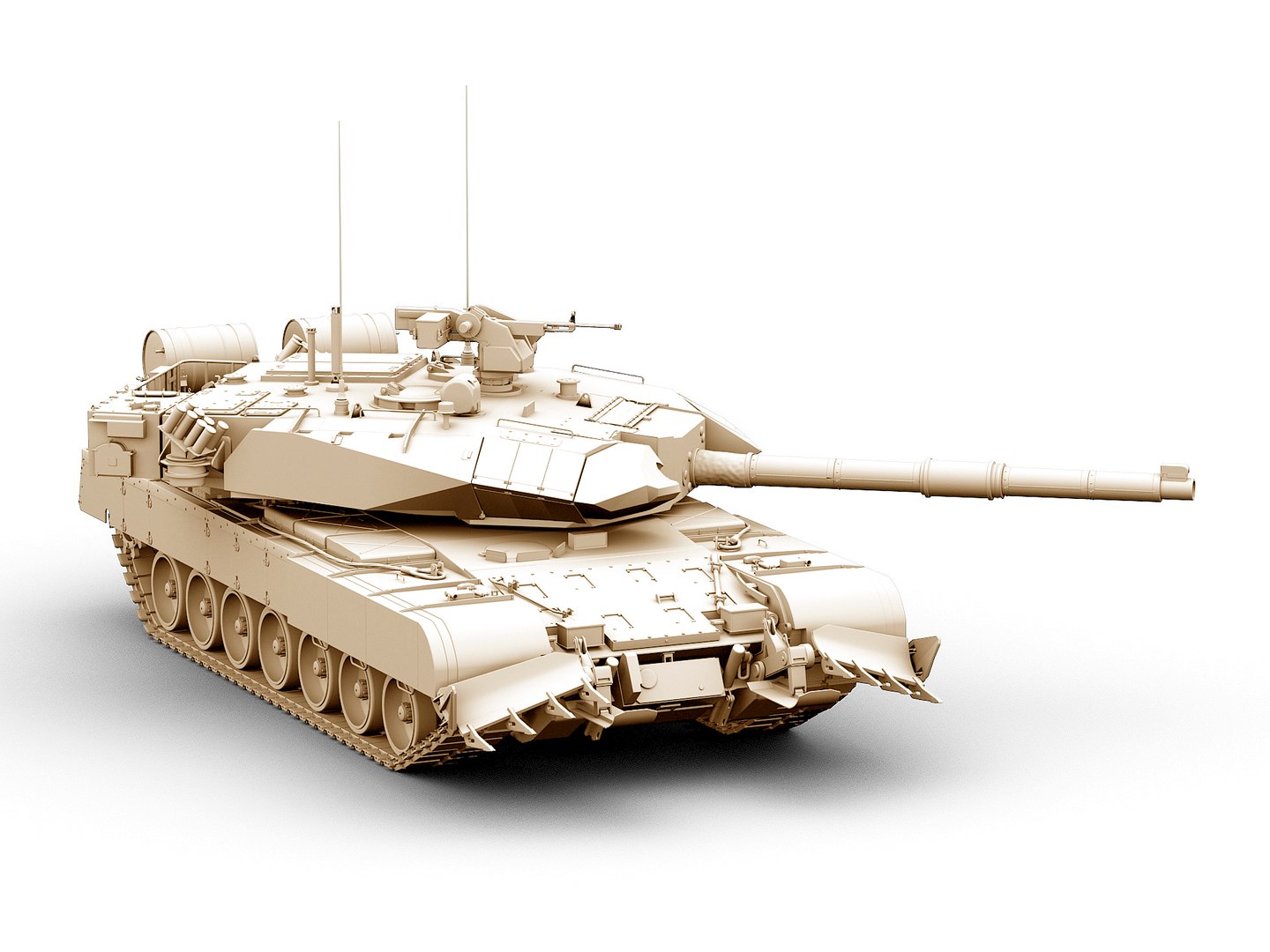 Arjun Mk2 3D Model - TurboSquid 1981637