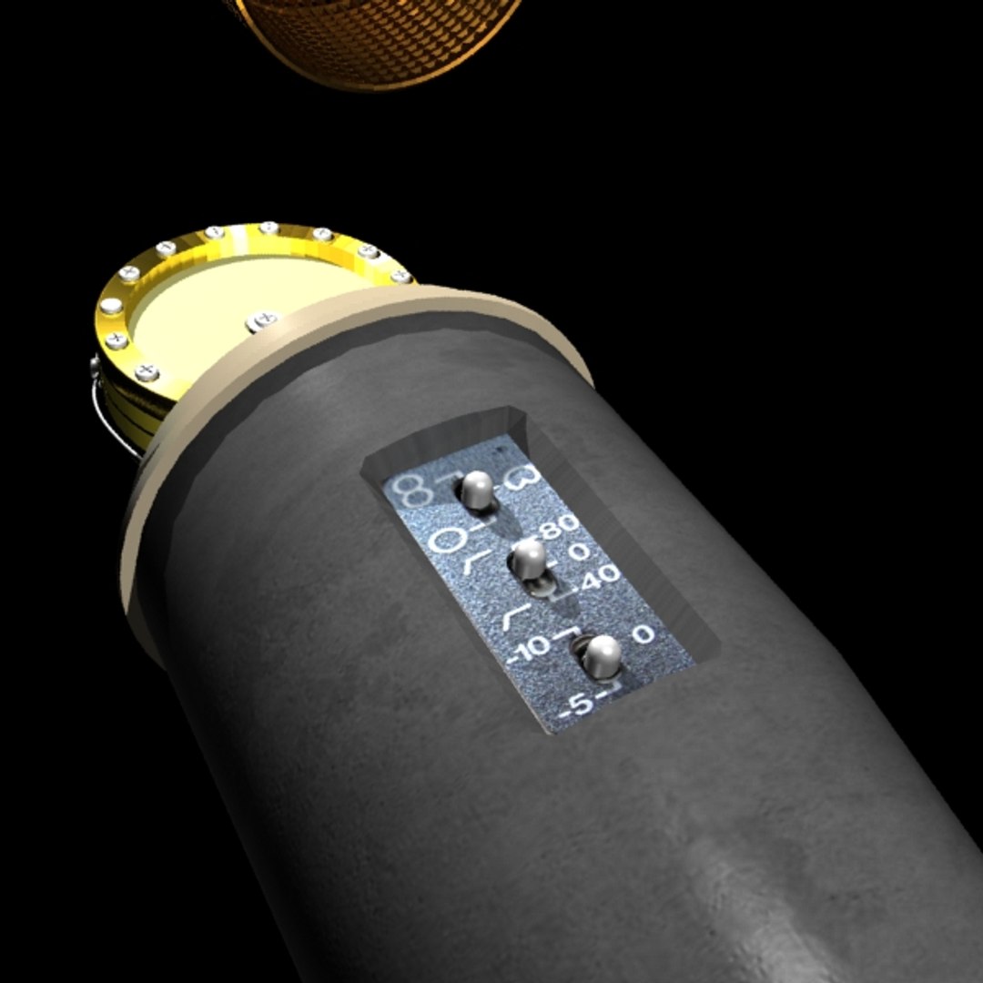 3d condenser microphone model