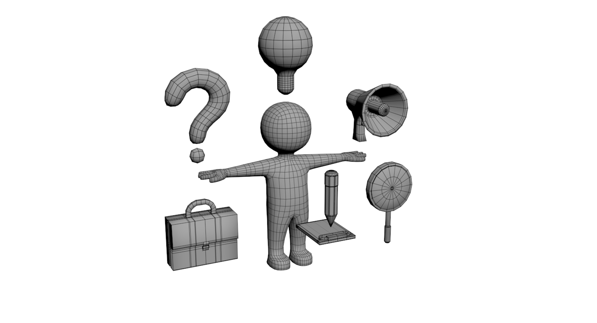 3D Model Clipart Man - TurboSquid 1393006