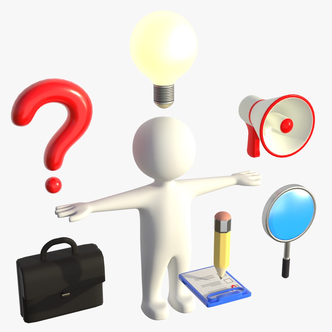 3D Model Clipart Man - TurboSquid 1393006