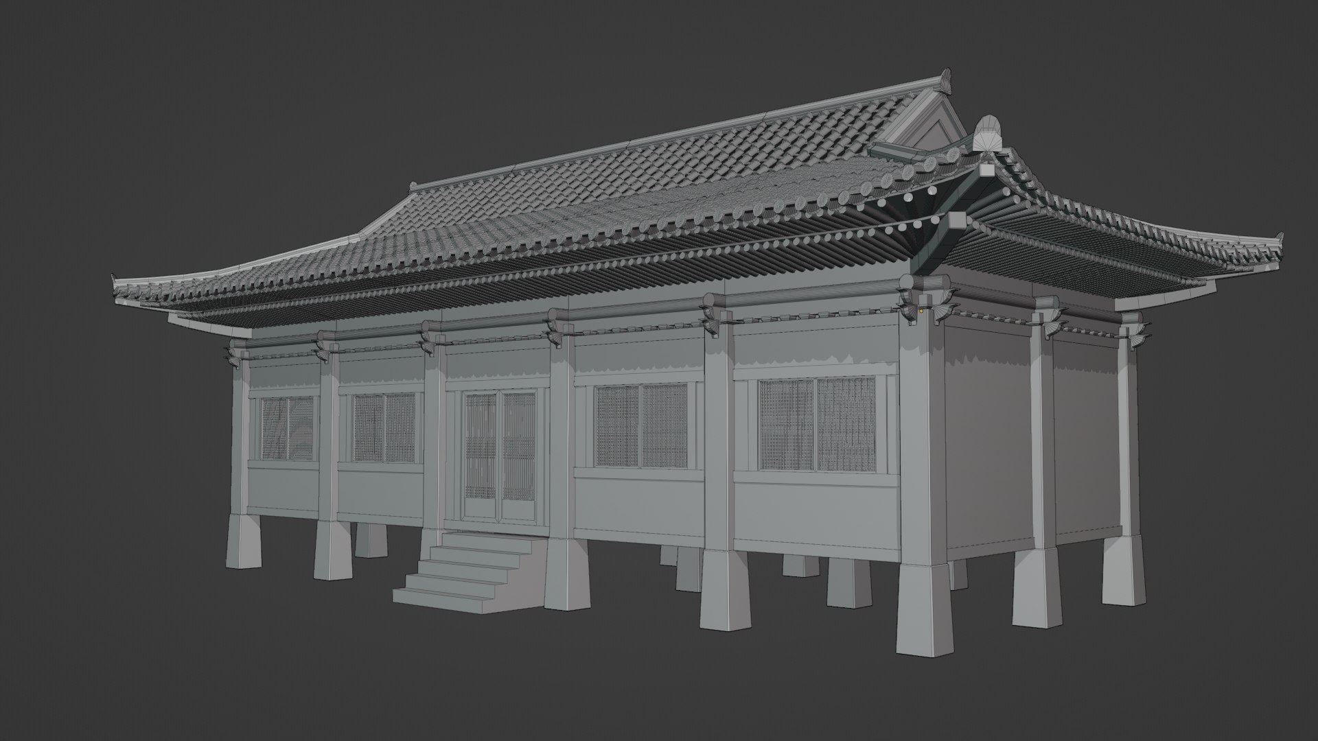 Korean Traditional Architecture Module 3D Model - TurboSquid 1849763