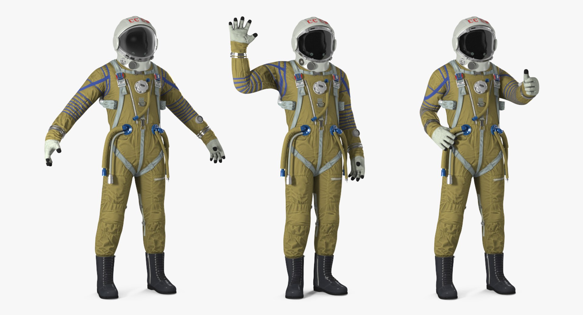 Ussr Space Suit Strizh 3D - TurboSquid 1181474