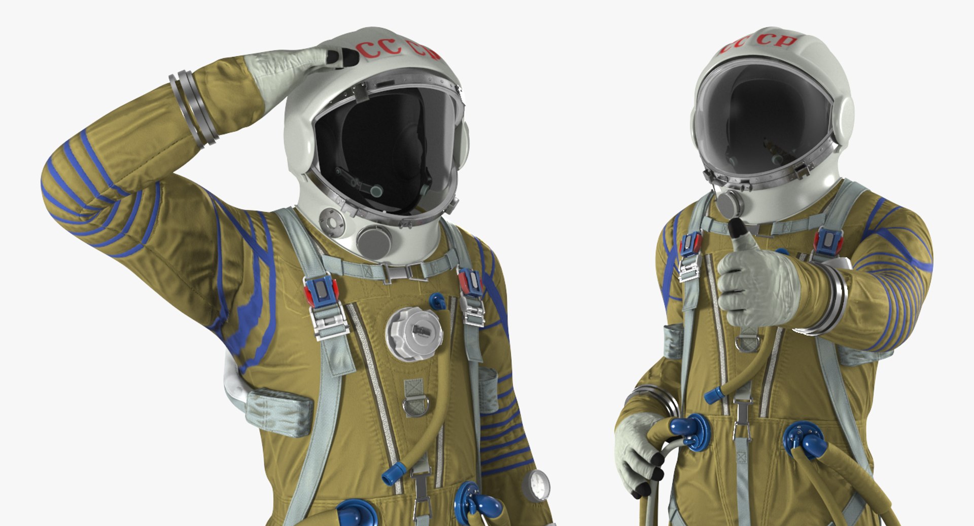 Ussr space suit strizh 3D - TurboSquid 1181474