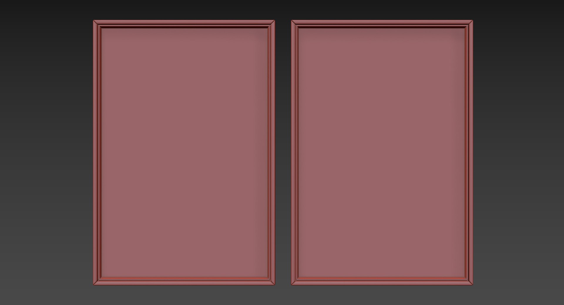 3D Picture Frames Set-413 - TurboSquid 2053575