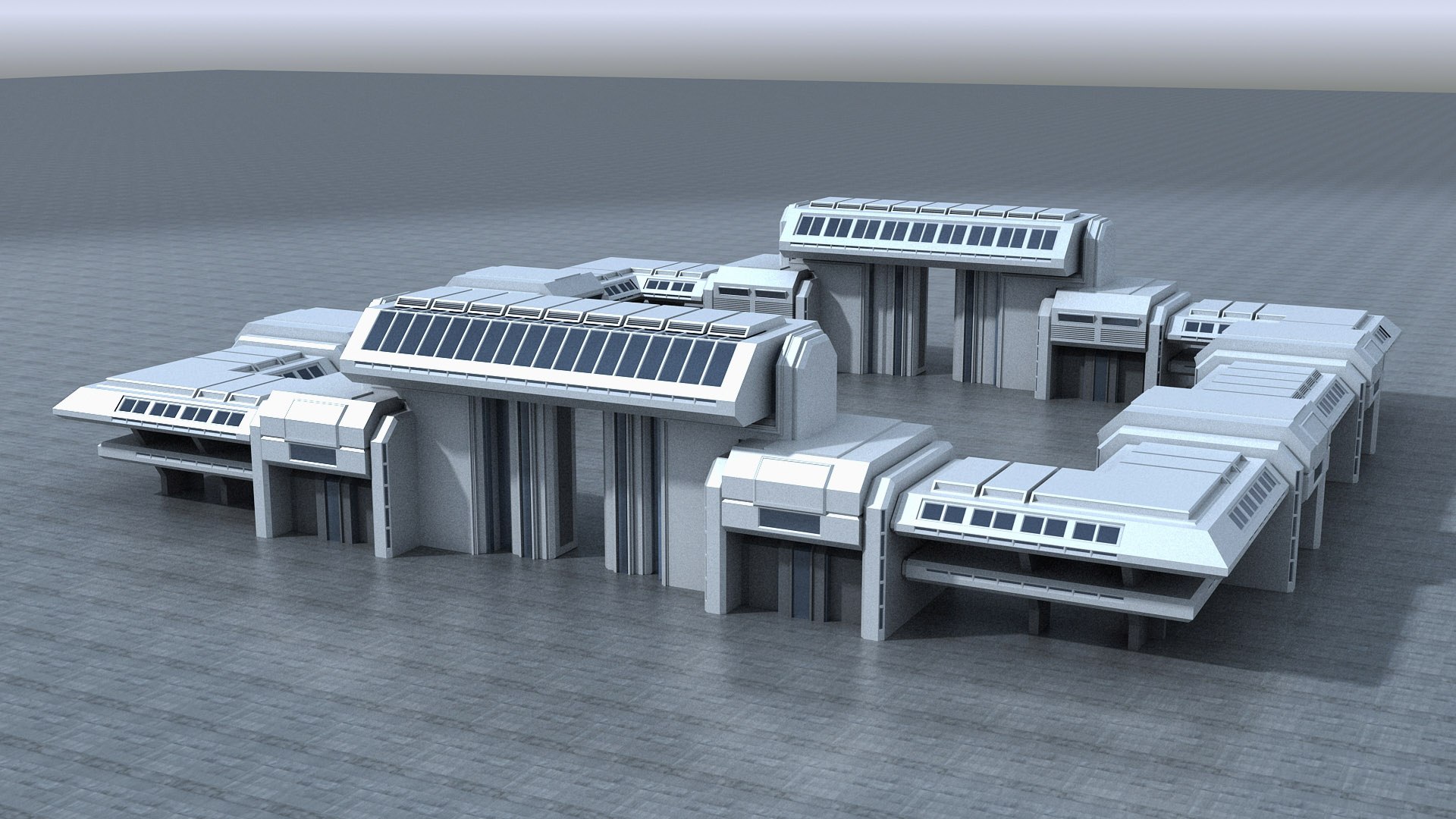 3D Future Building 035 - TurboSquid 2293647