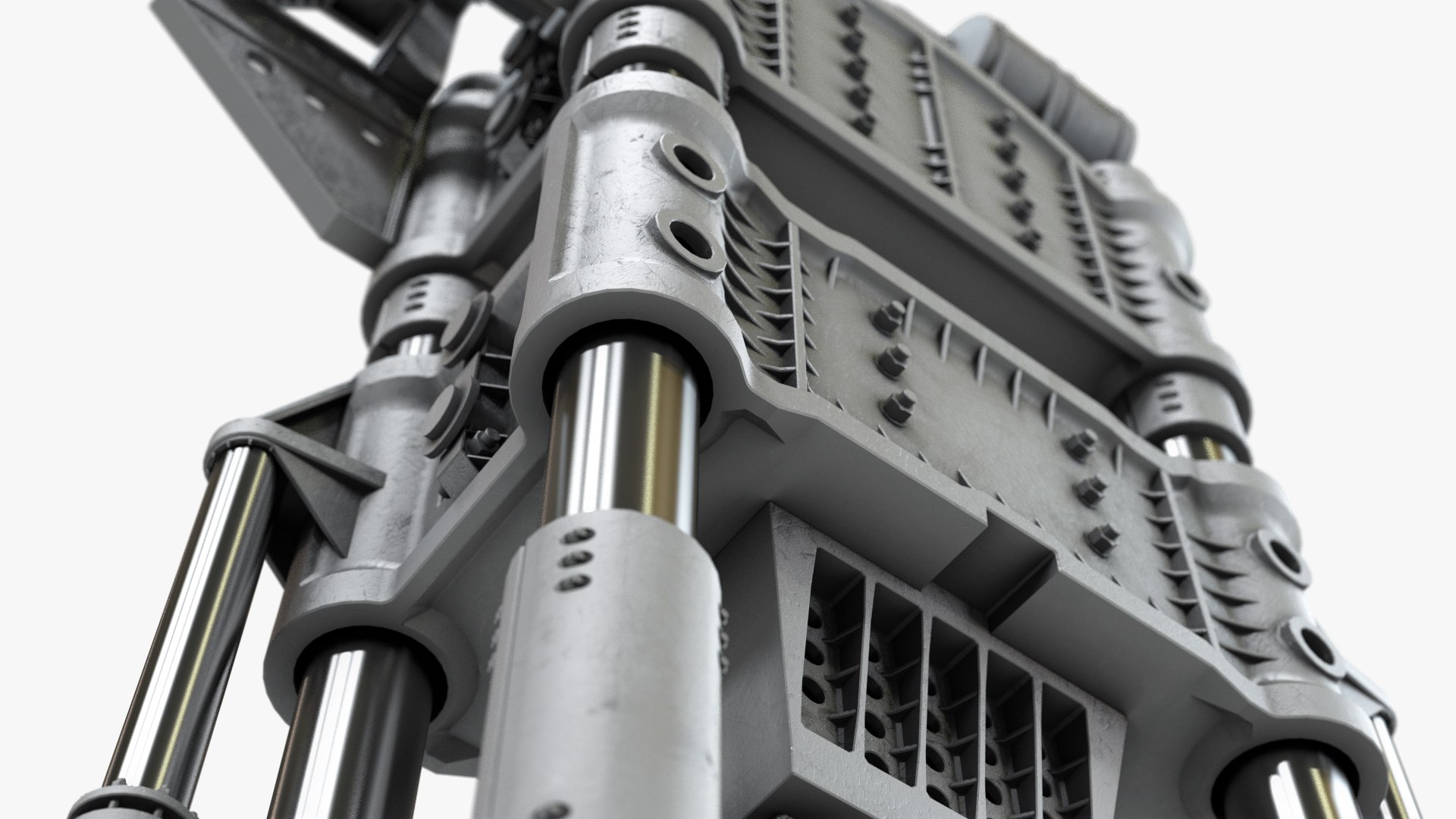 Steam-Hydraulic Forging Press 3D Model - TurboSquid 1775641