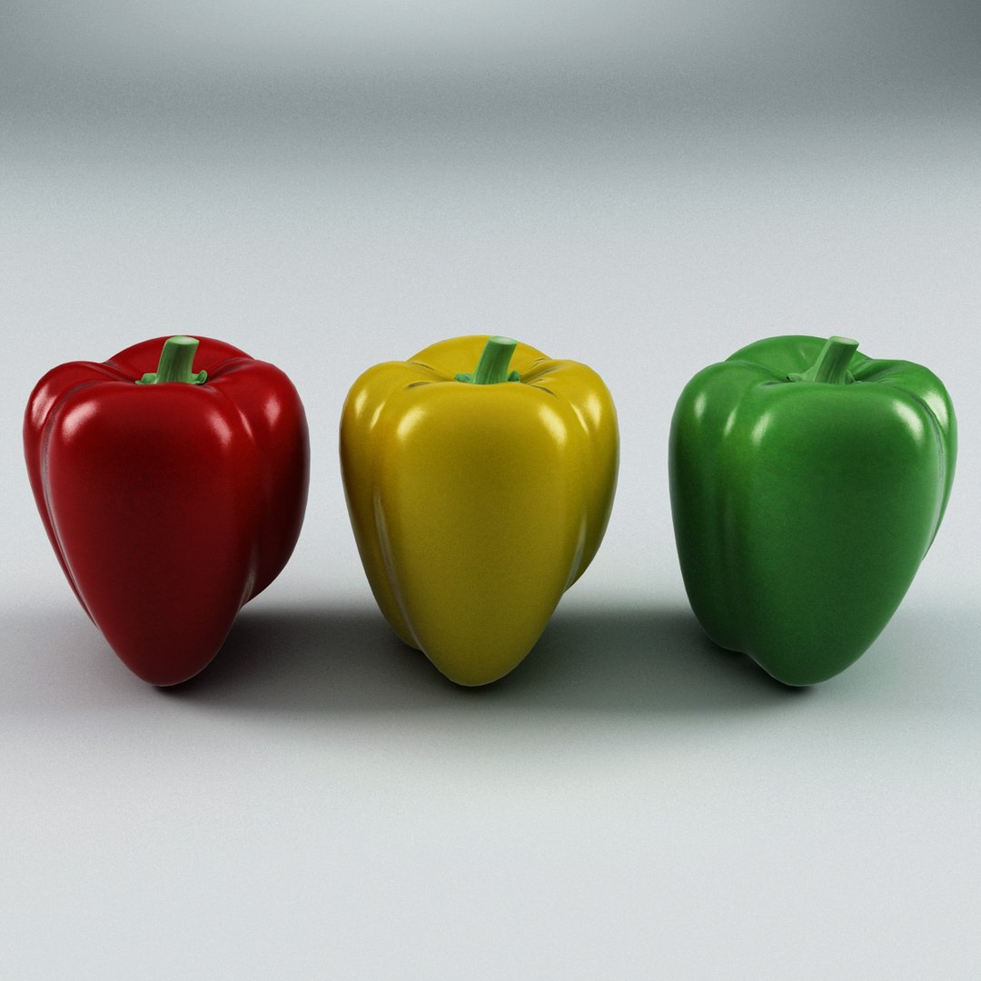 Bell Peppers 3d Model