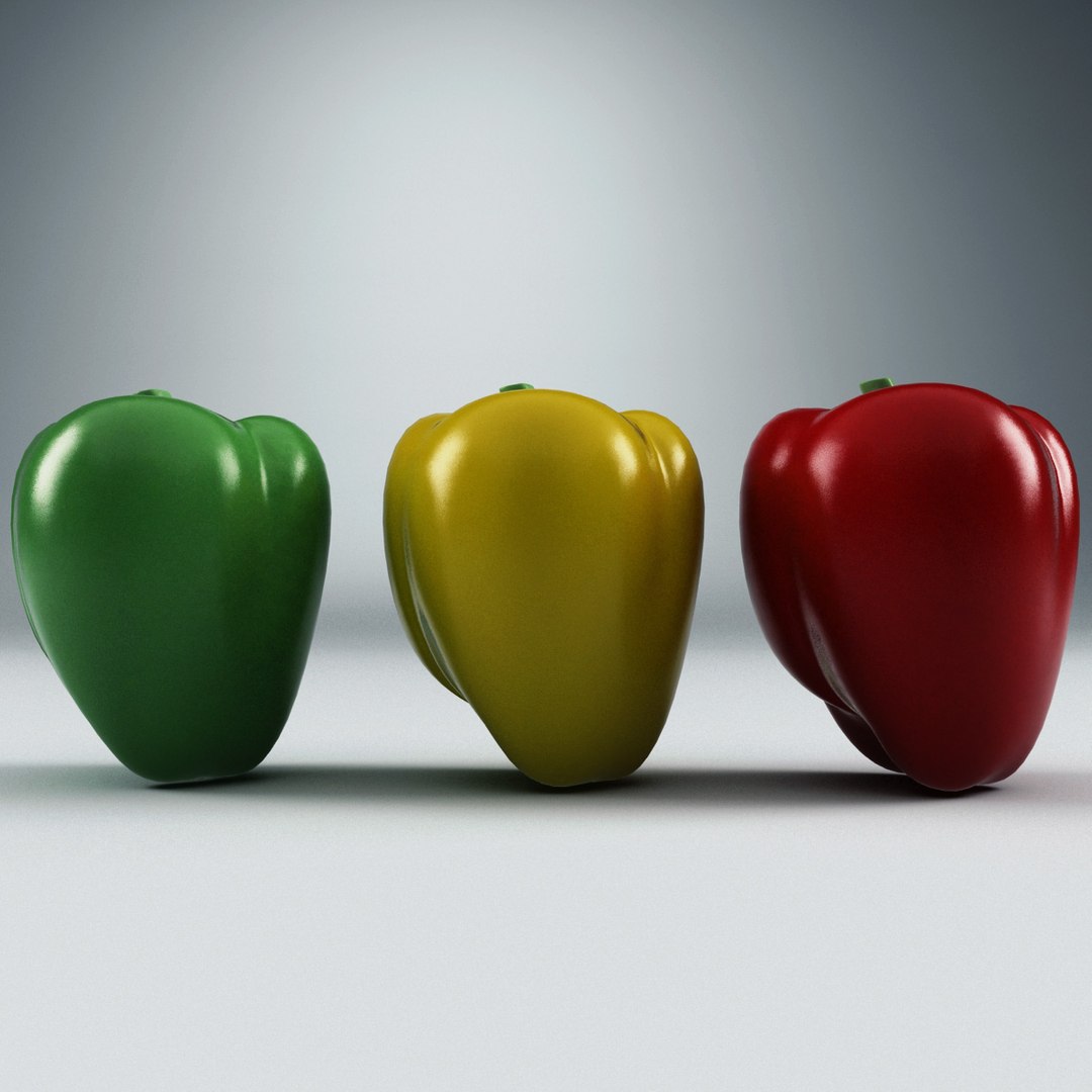 Bell Peppers 3d Model