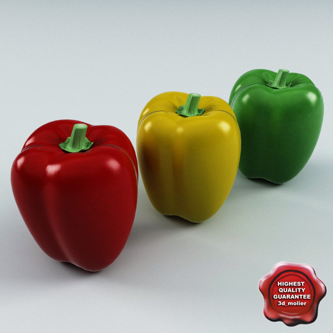 Bell Peppers 3d Model