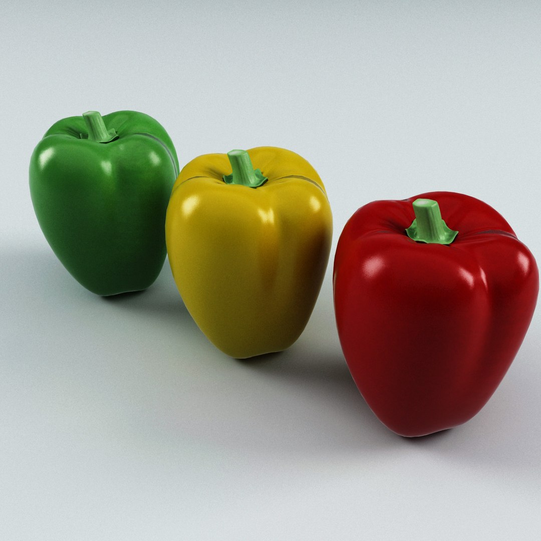 Bell Peppers 3d Model
