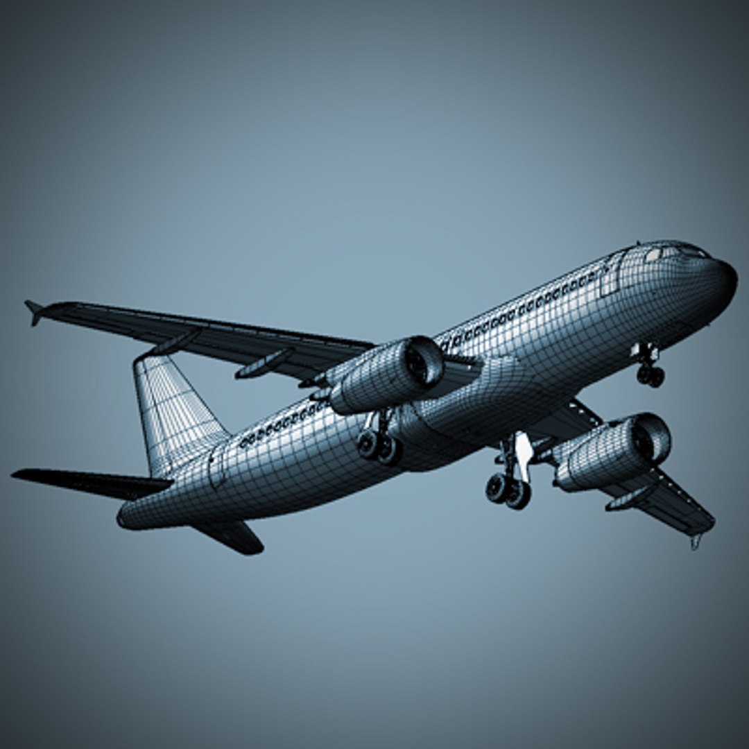 3d Model Of Airbus A320 British Airways
