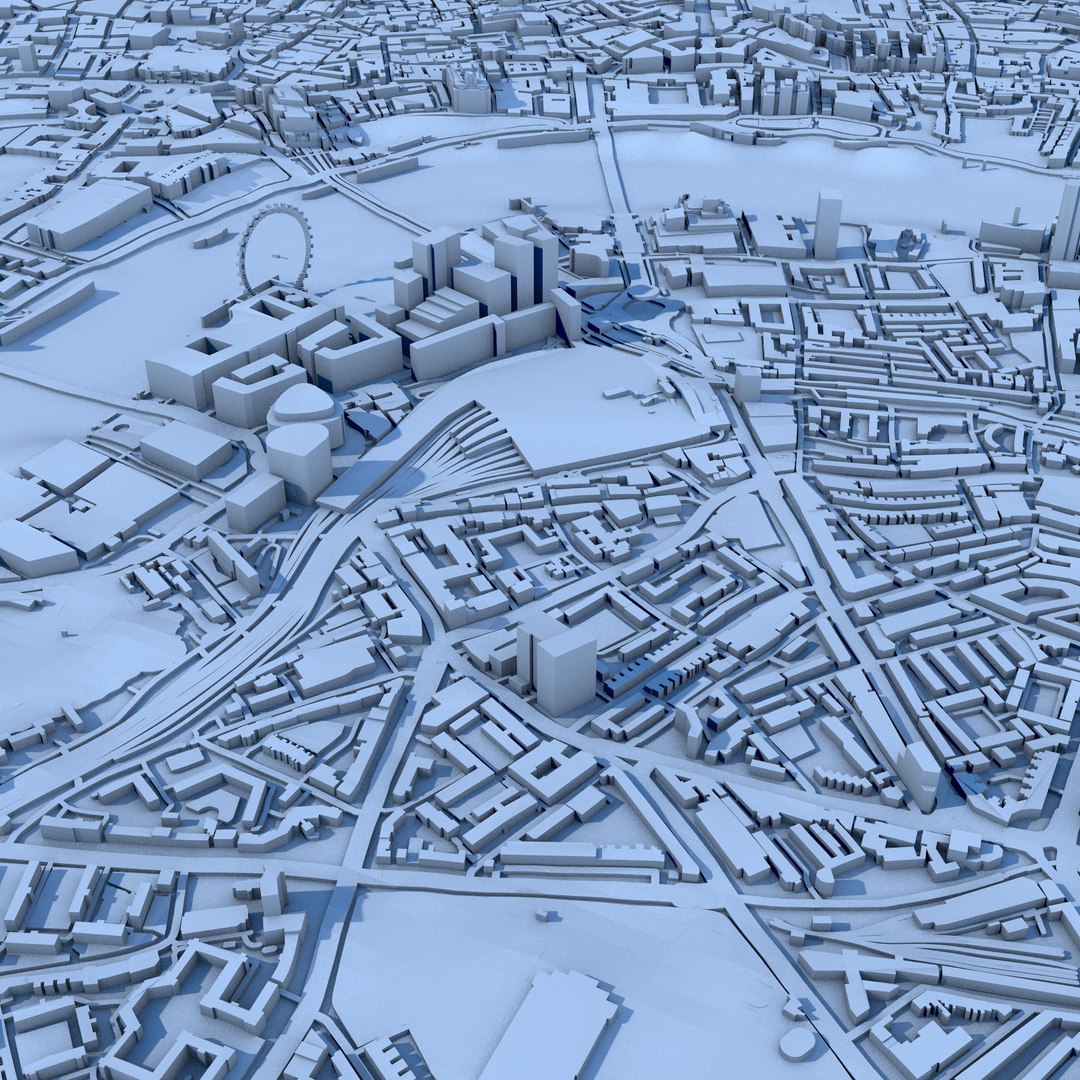 London City England 3D Model - TurboSquid 2426861