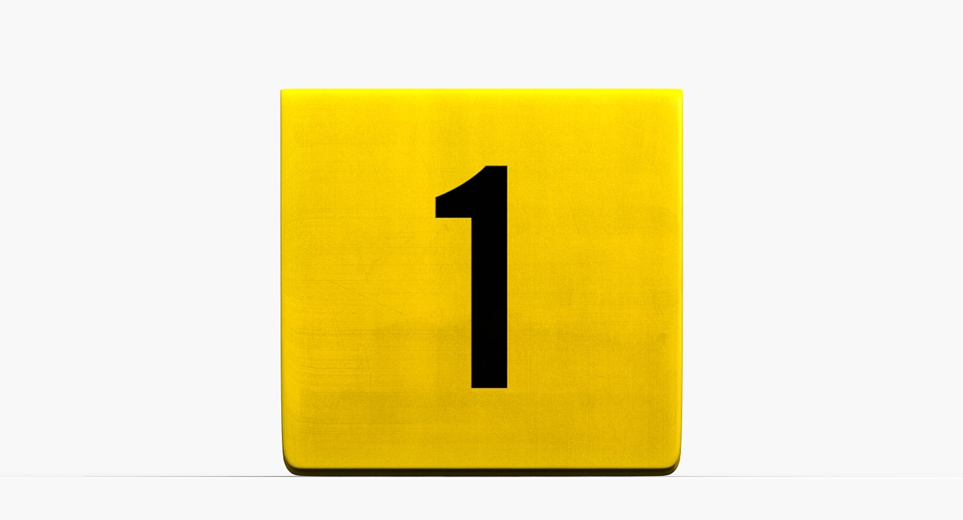 Crime Evidence Placard 3d Model