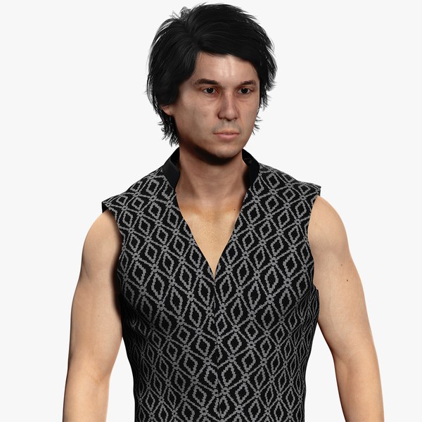 modelo 3d 3D model Asian Gangster Yakuza - TurboSquid 2039110