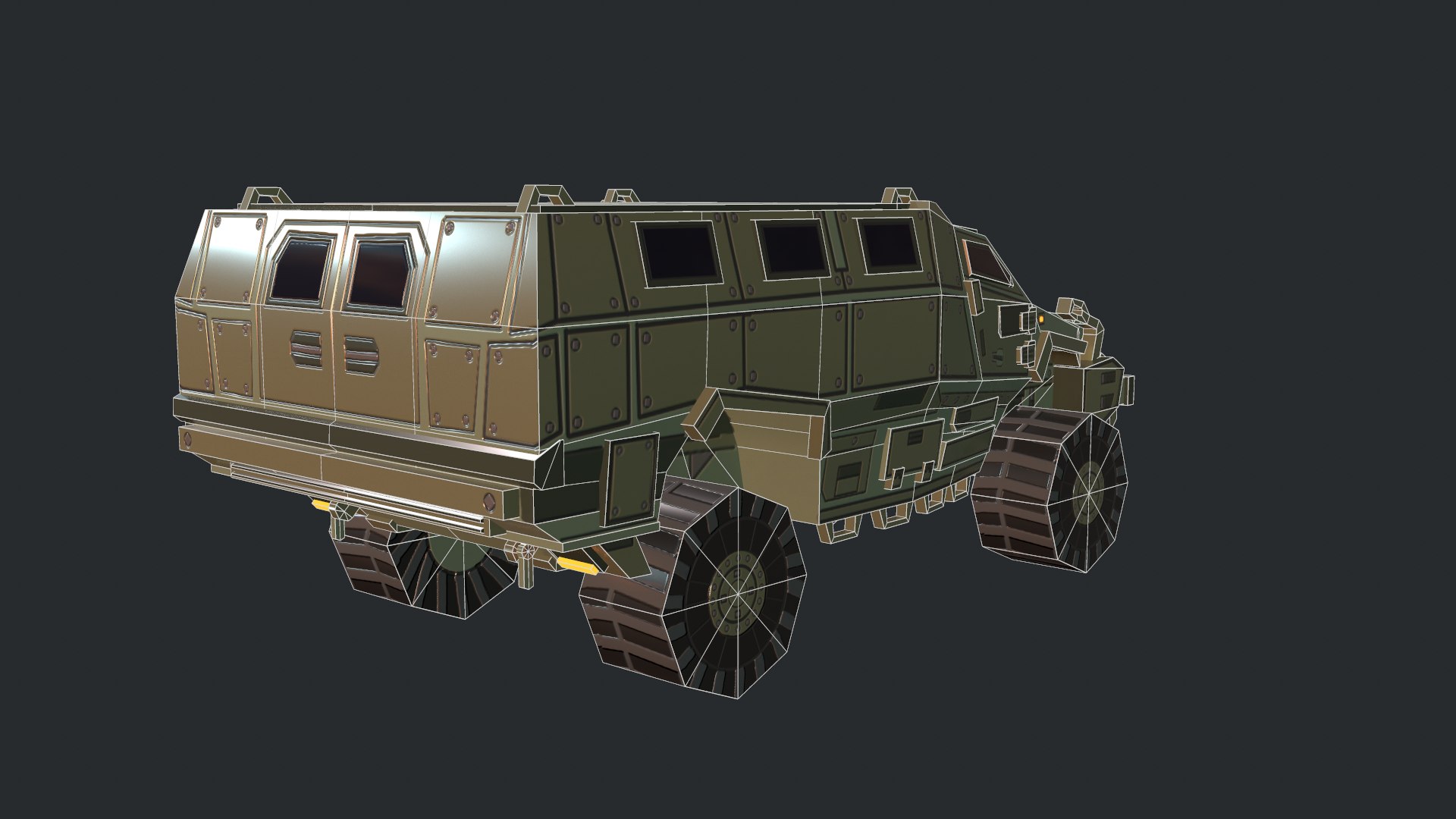 3D MRAP Armored Vehicle - TurboSquid 1774527