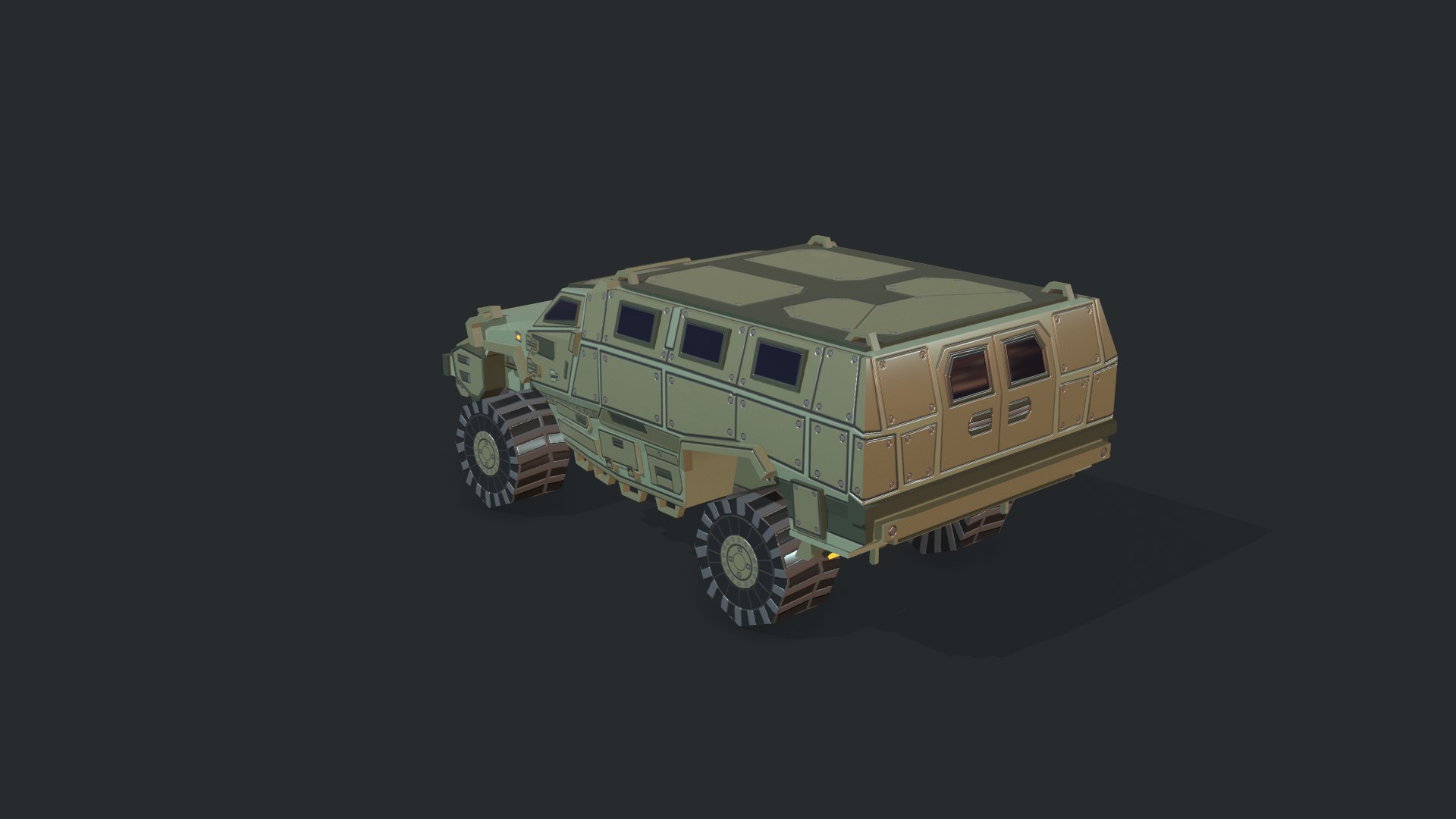 3D MRAP Armored Vehicle - TurboSquid 1774527