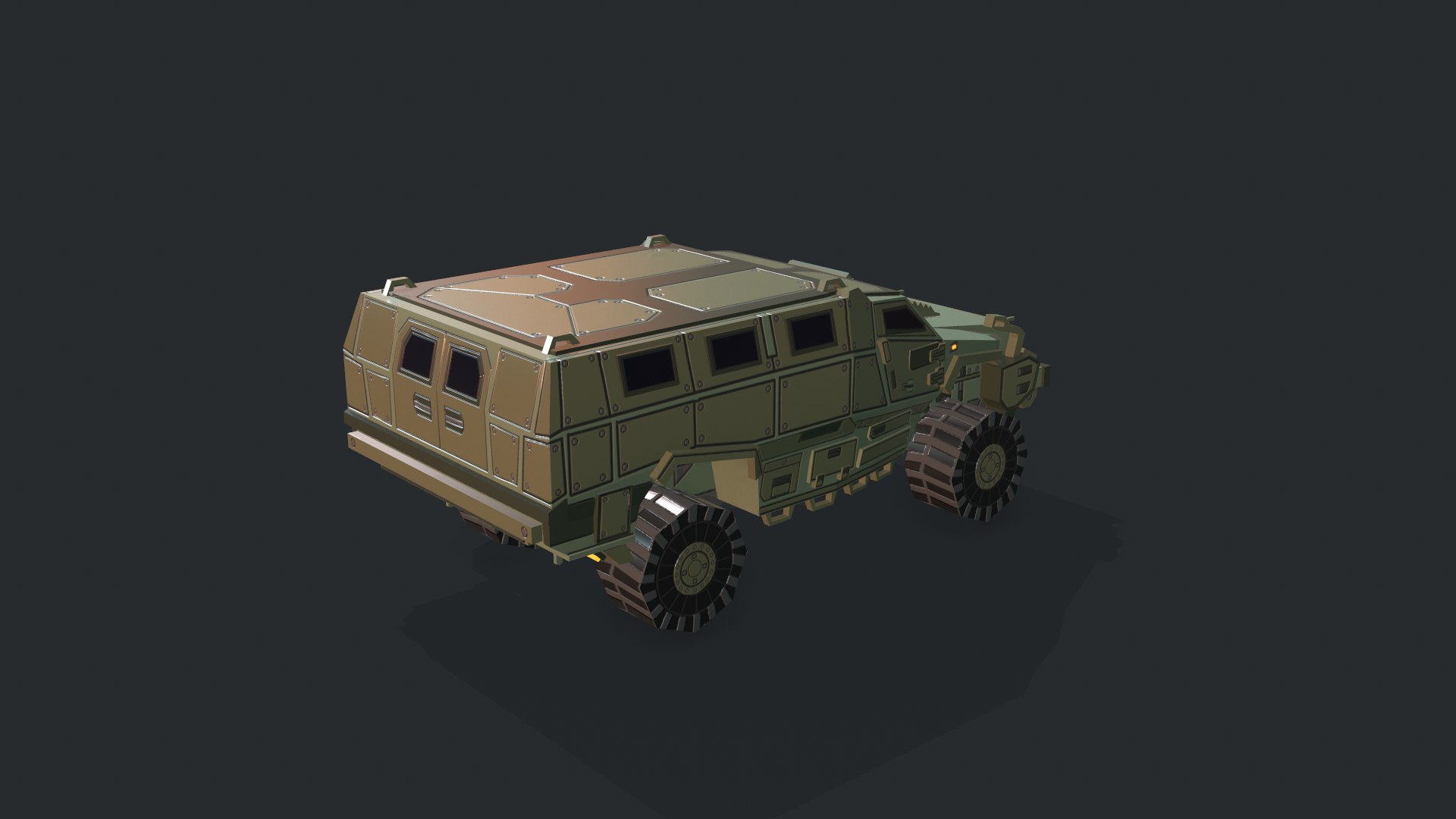 3D MRAP Armored Vehicle - TurboSquid 1774527
