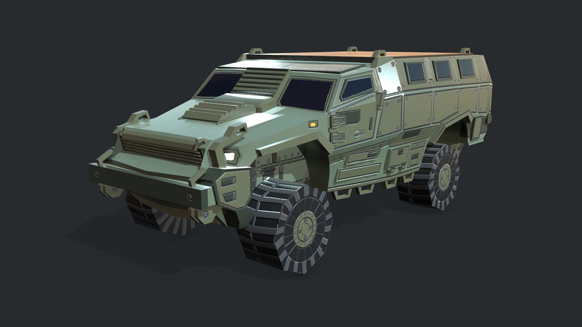 3D MRAP Armored Vehicle - TurboSquid 1774527