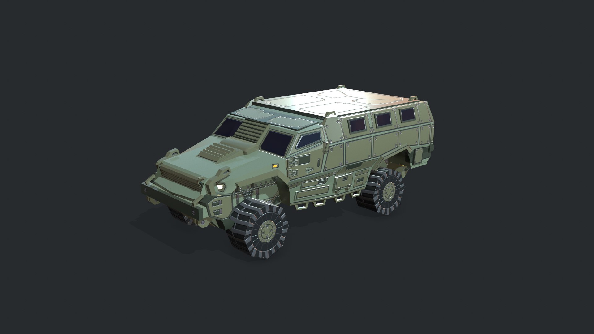 3D MRAP Armored Vehicle - TurboSquid 1774527