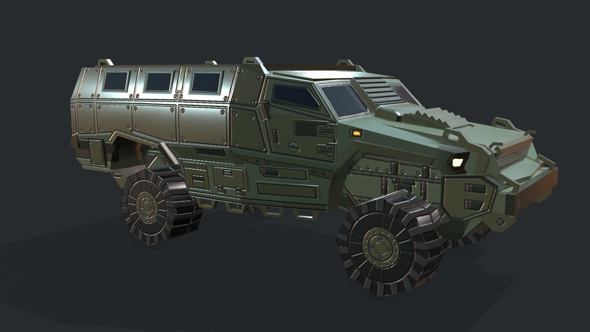3D MRAP Armored Vehicle - TurboSquid 1774527