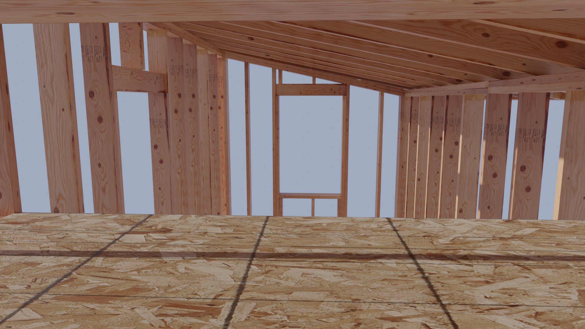 3D Tiny House Frame - TurboSquid 1807308