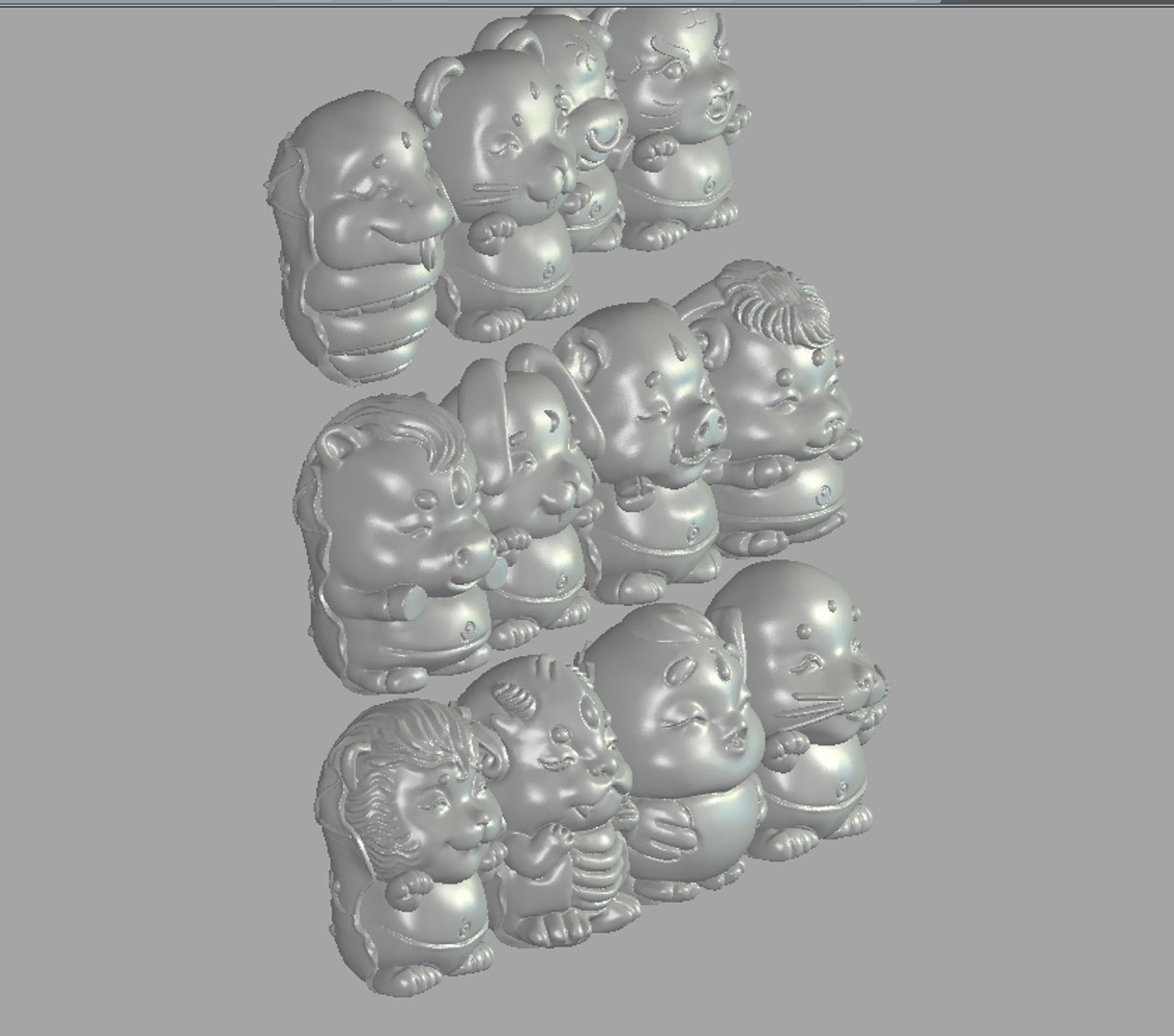 Cute Animal 3D Model - TurboSquid 1607852
