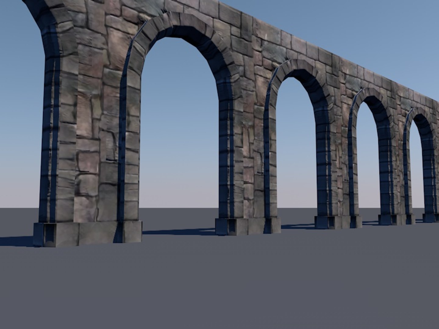 3d Model Stone Arch