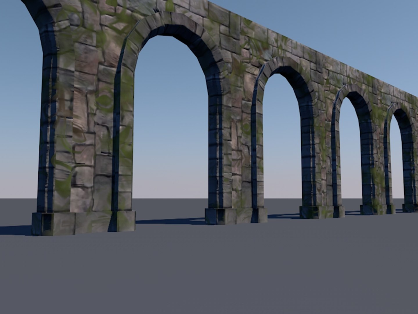 3d Model Stone Arch