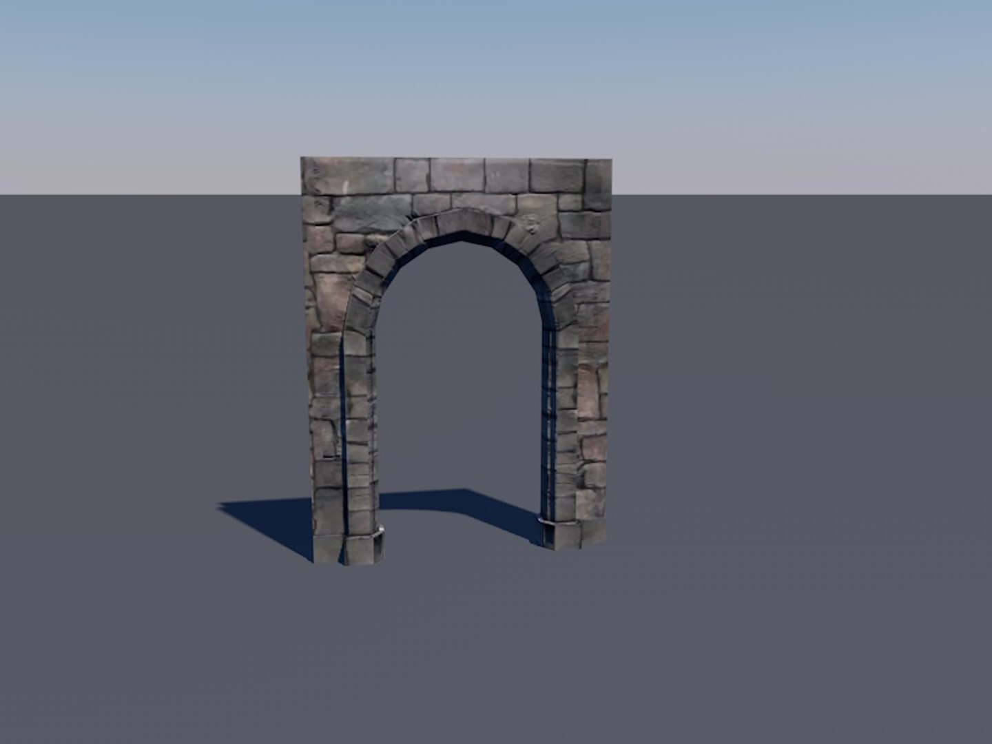 3d Model Stone Arch