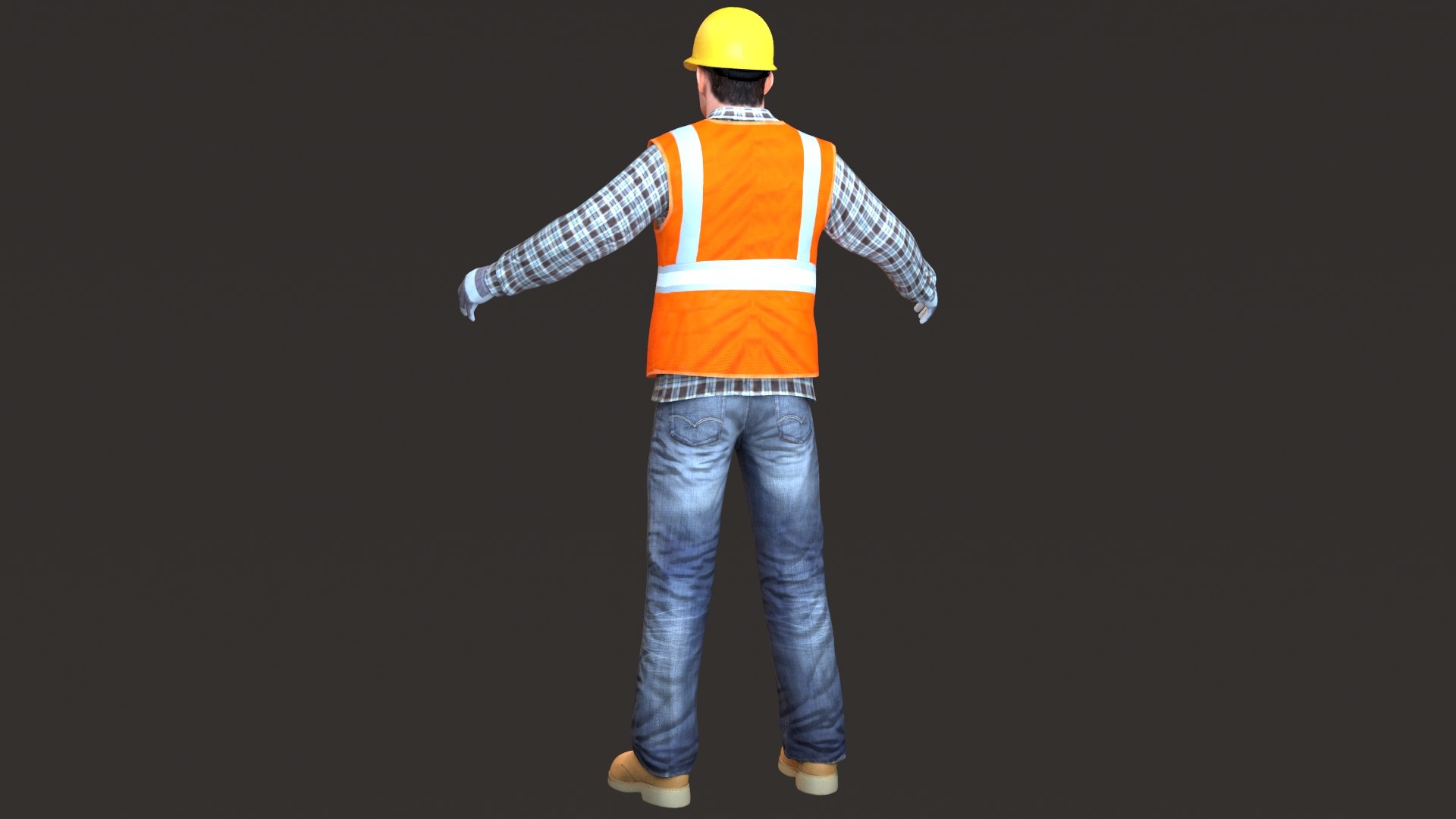 3D Construction Worker Standard 2020 - TurboSquid 1517562