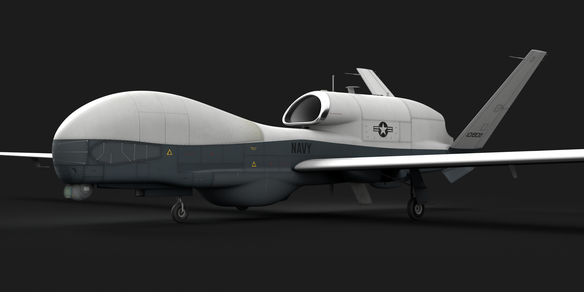 Northrop Grumman MQ-4C Triton 8K Drone Model 3D - TurboSquid 2043065