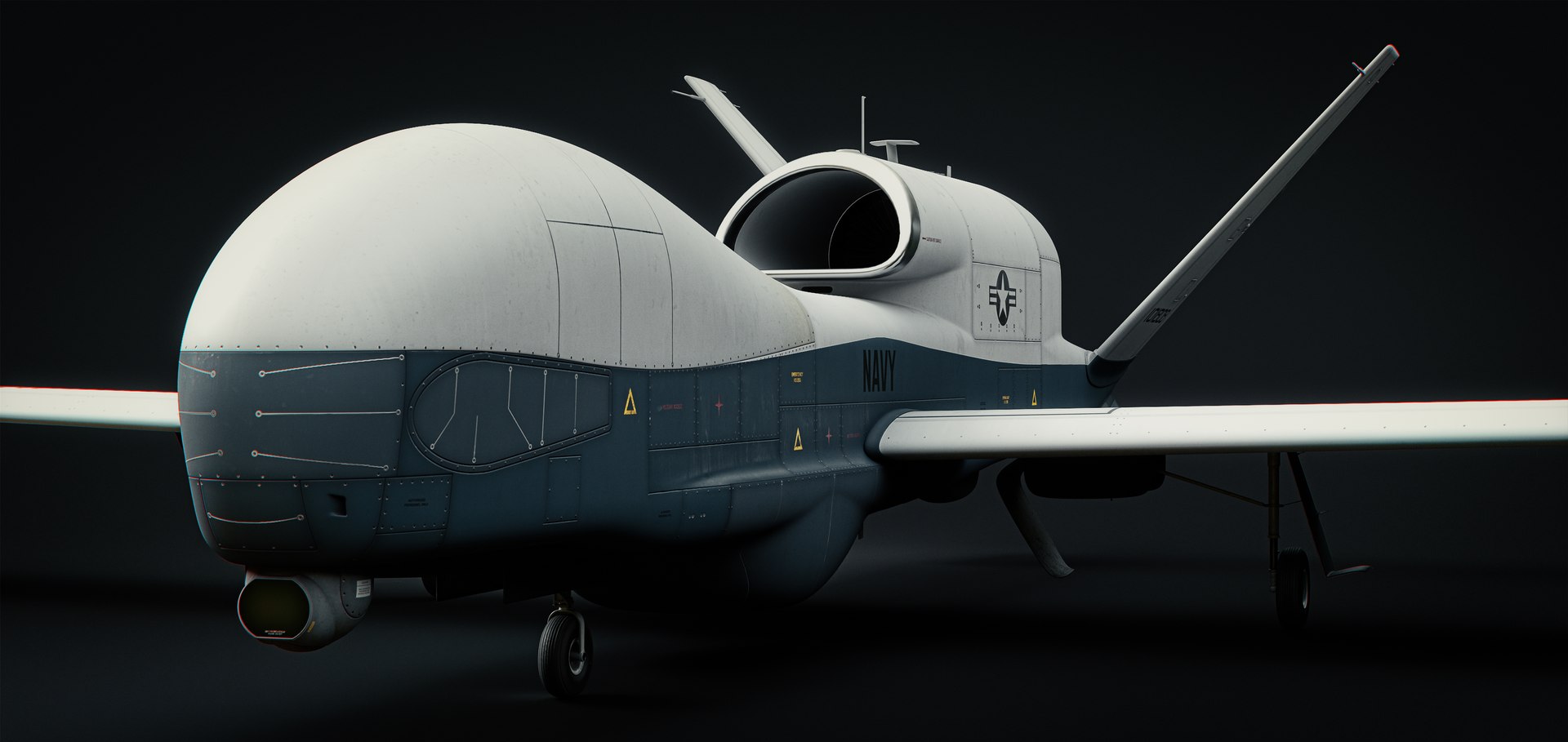 3D Model Northrop Grumman MQ-4C Triton 8K Drone - TurboSquid 2043065