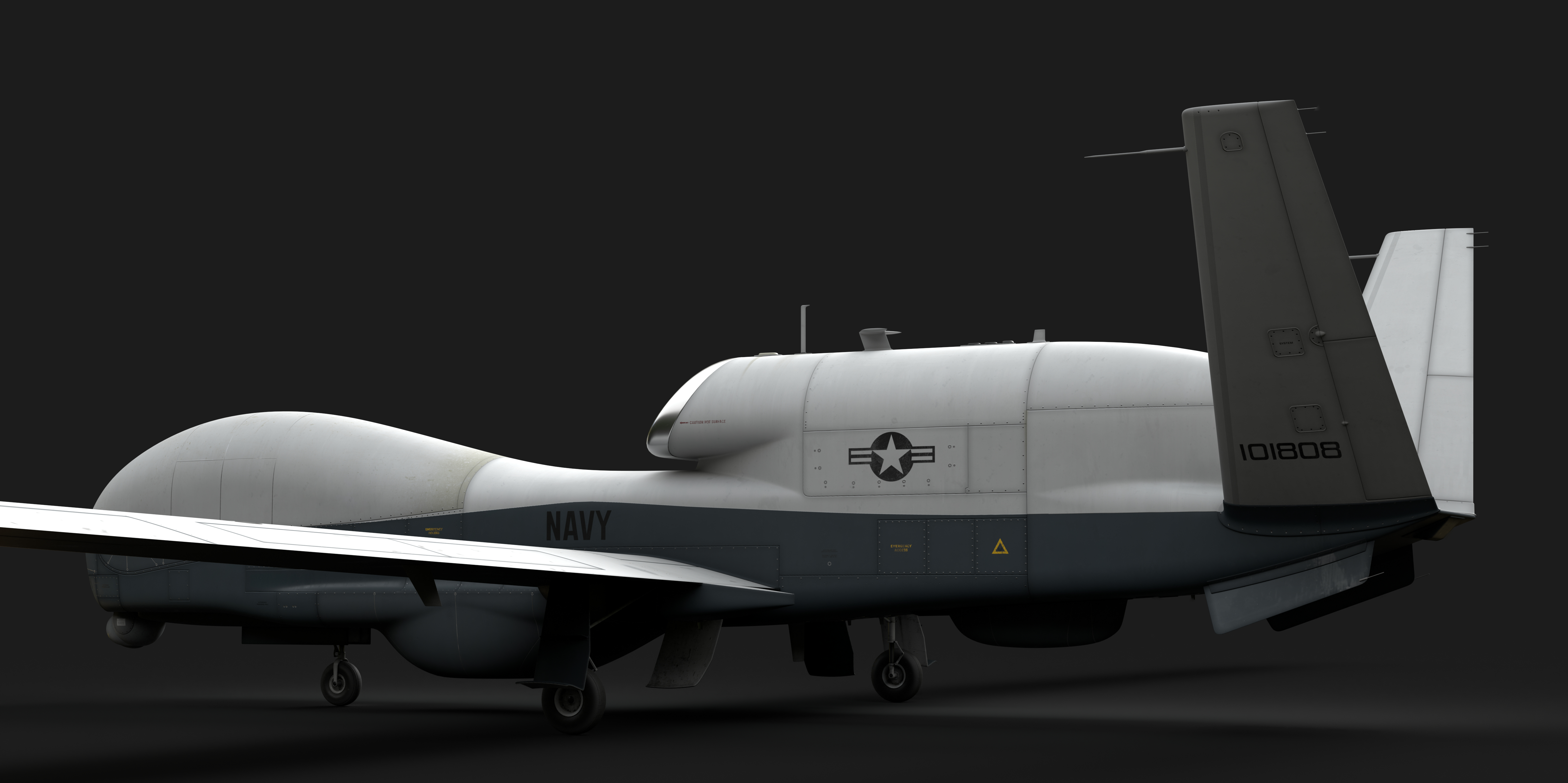 Northrop Grumman MQ-4C Triton 8K Drone Model 3D - TurboSquid 2043065