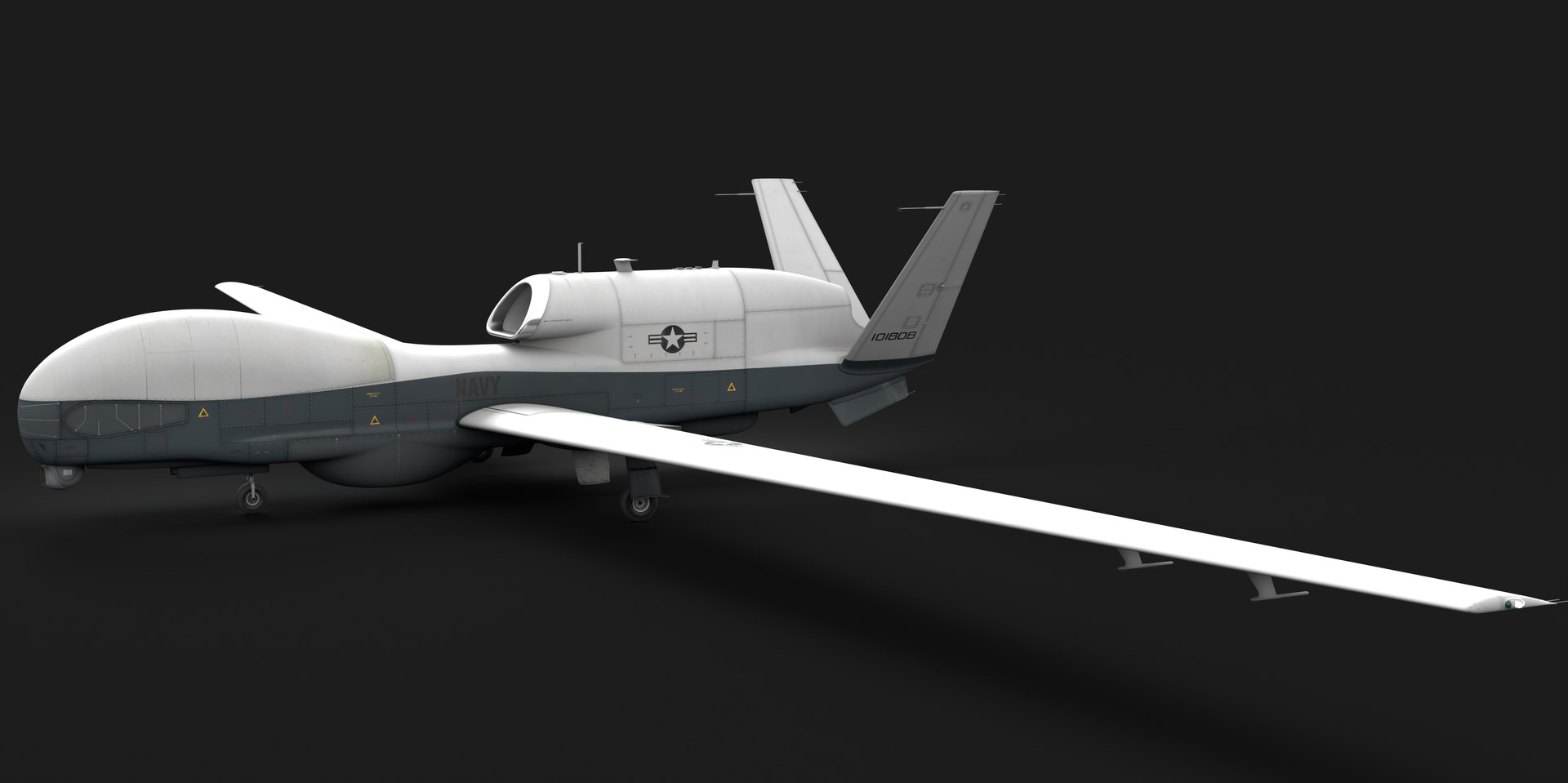 3D model Northrop Grumman MQ-4C Triton 8K Drone - TurboSquid 2043065