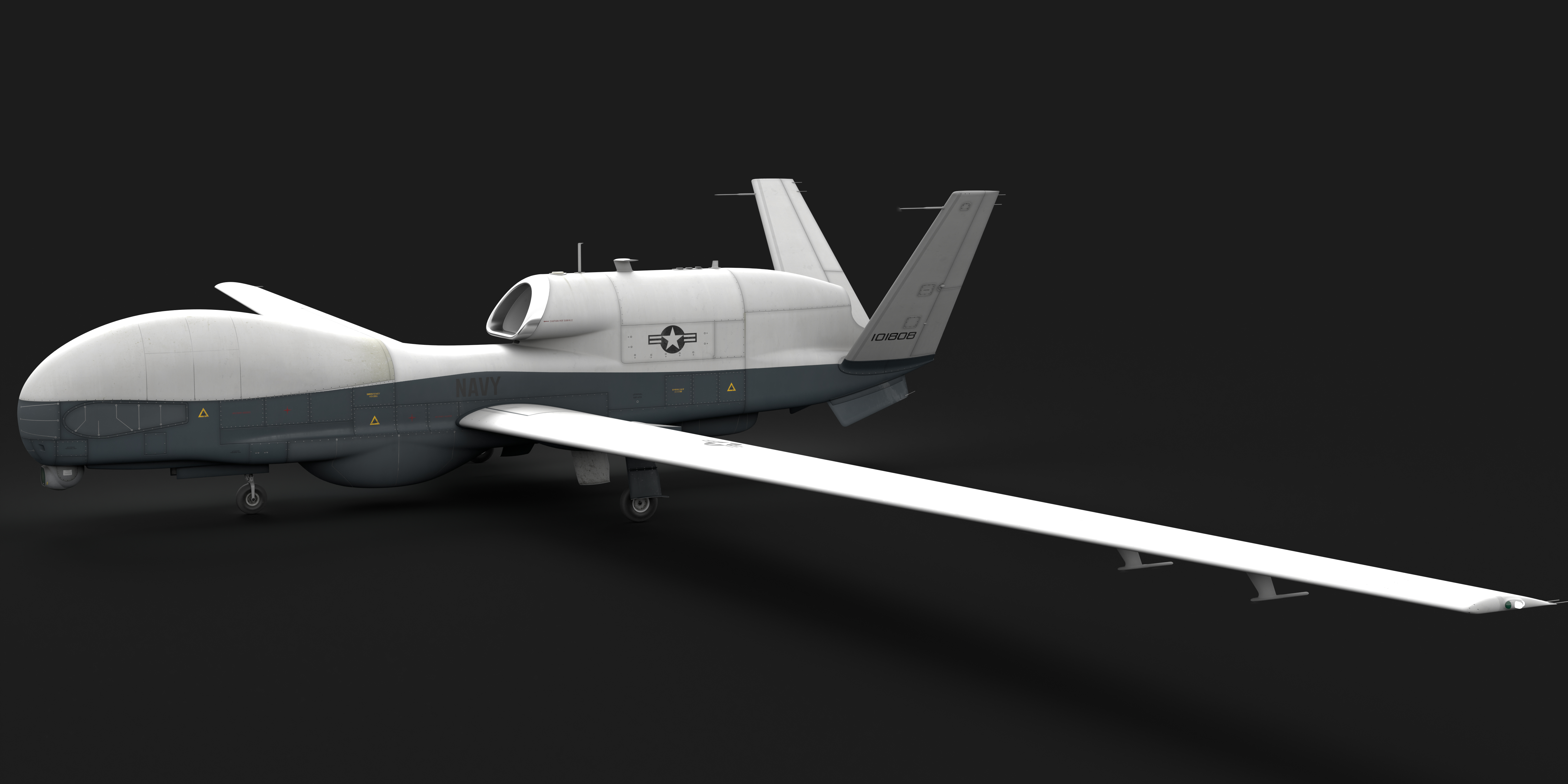 Northrop Grumman MQ-4C Triton 8K Drone Model 3D - TurboSquid 2043065