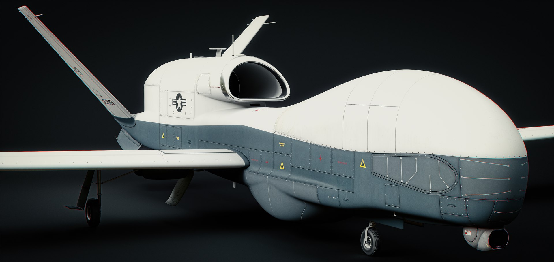 3D Model Northrop Grumman MQ-4C Triton 8K Drone - TurboSquid 2043065