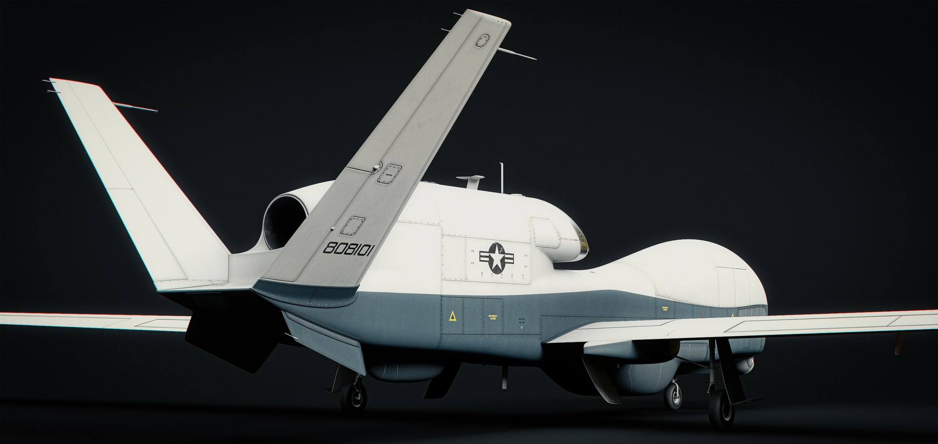 3D model Northrop Grumman MQ-4C Triton 8K Drone - TurboSquid 2043065