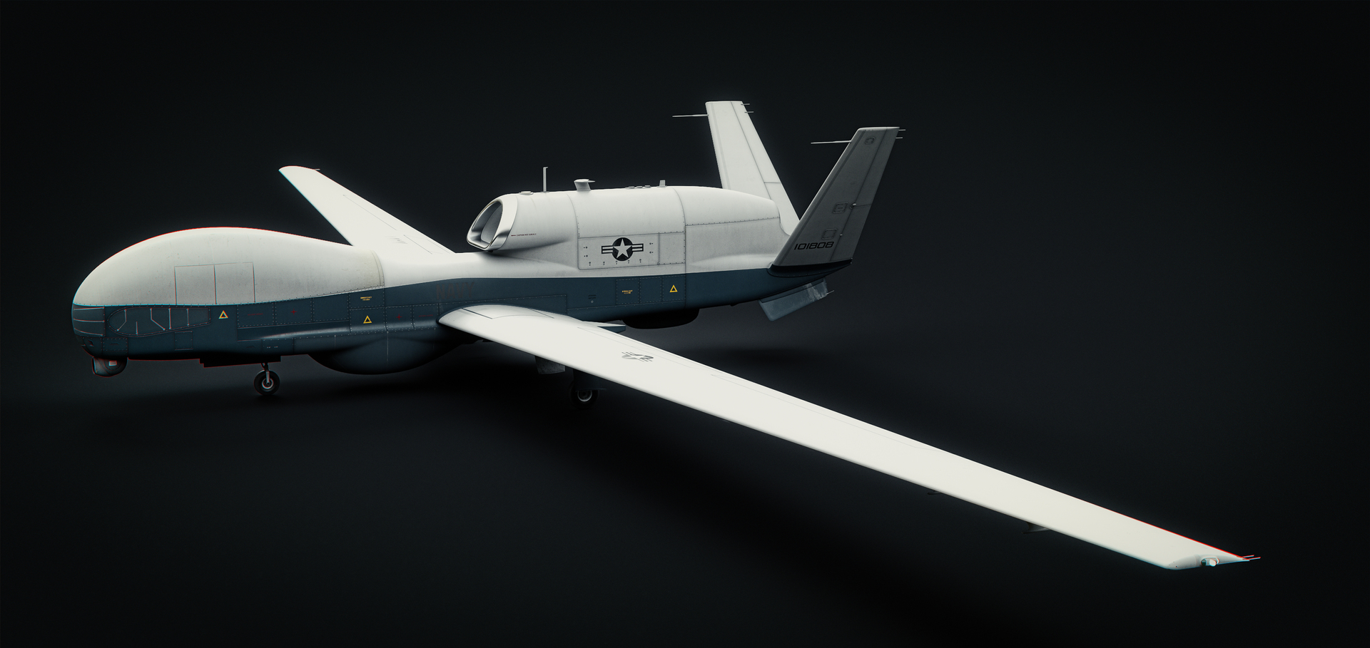 Dron Northrop Grumman MQ-4C Triton 8K Model 3D - TurboSquid 2043065