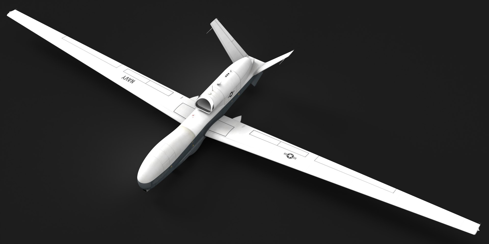 3D model Northrop Grumman MQ-4C Triton 8K Drone - TurboSquid 2043065