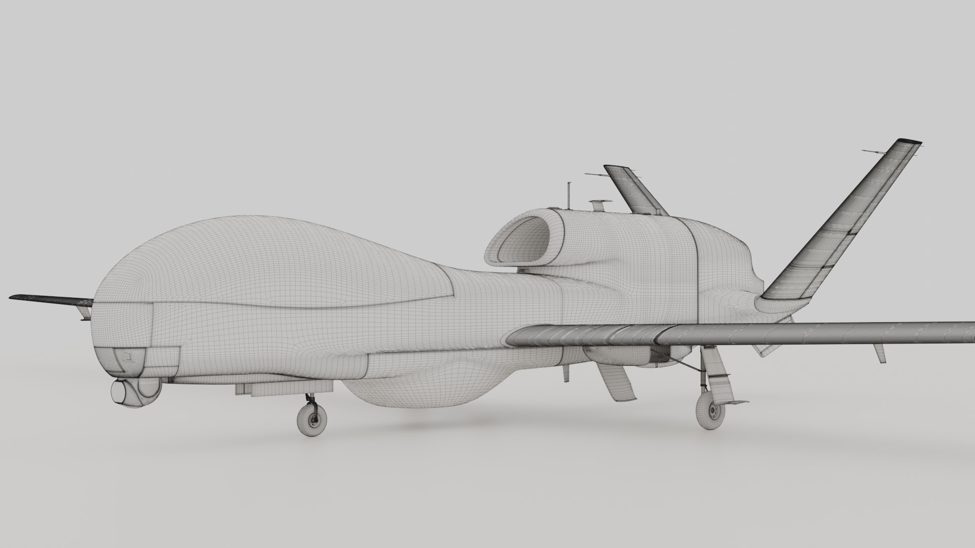 3D model Northrop Grumman MQ-4C Triton 8K Drone - TurboSquid 2043065