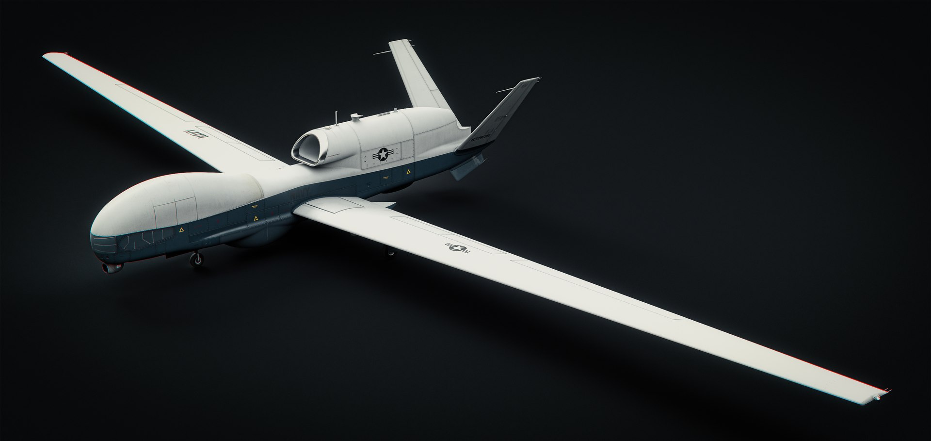 3D model Northrop Grumman MQ-4C Triton 8K Drone - TurboSquid 2043065