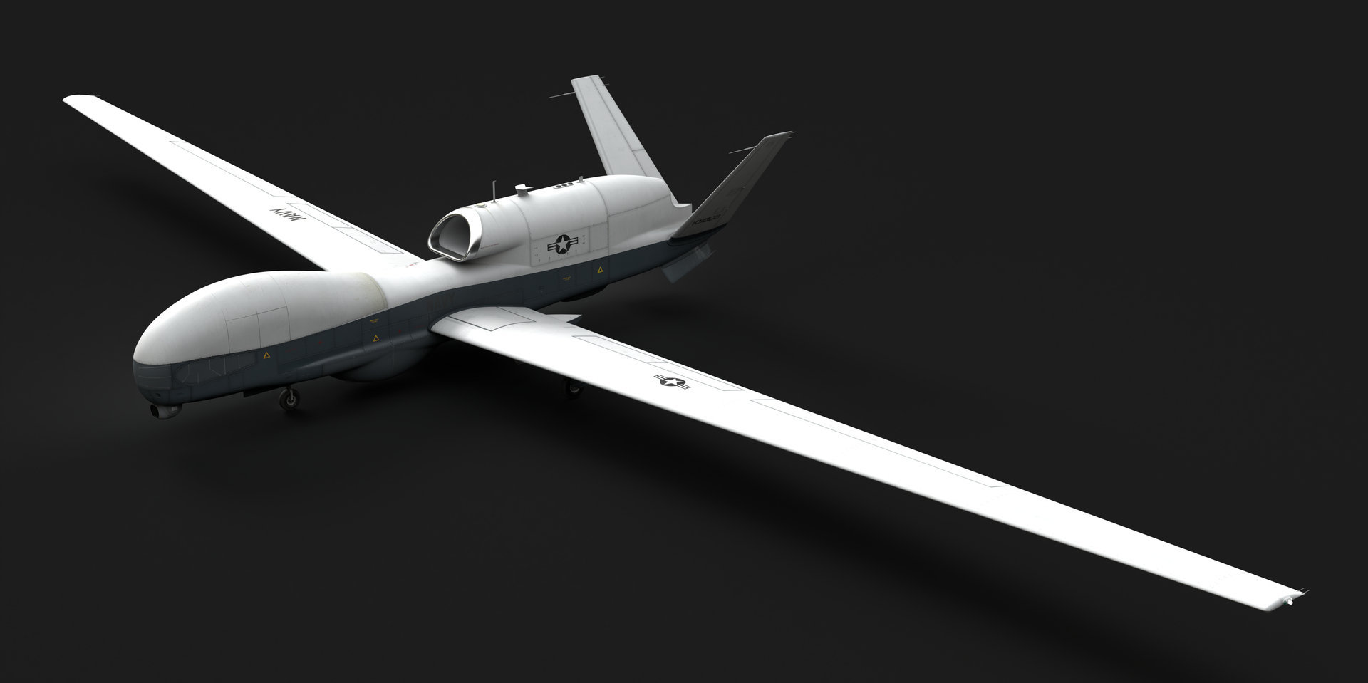 Dron Northrop Grumman MQ-4C Triton 8K Model 3D - TurboSquid 2043065