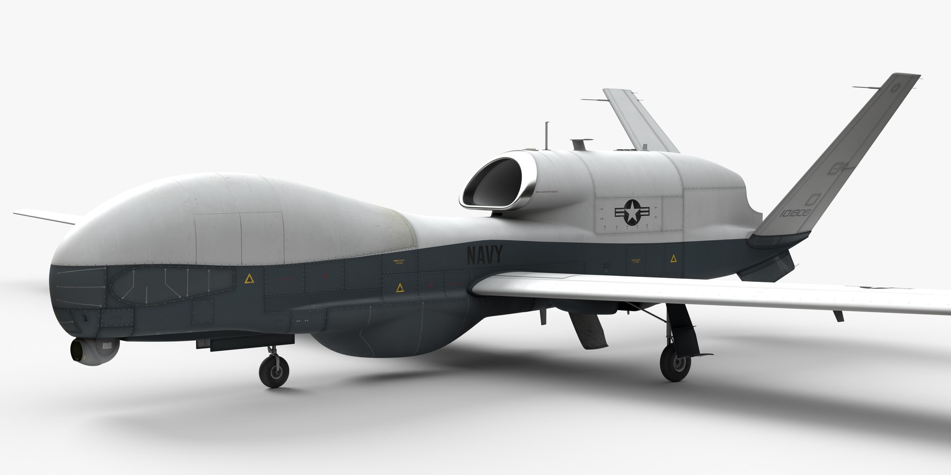 3D model Northrop Grumman MQ-4C Triton 8K Drone - TurboSquid 2043065
