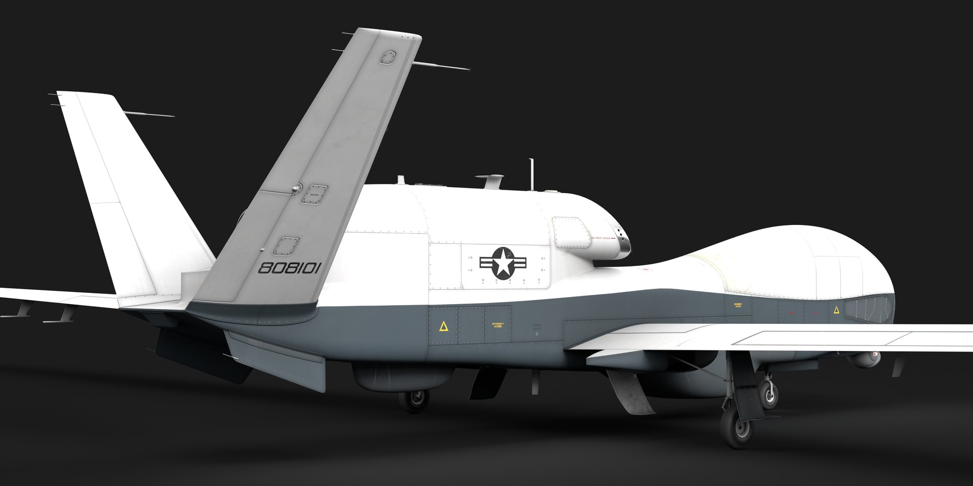 3D model Northrop Grumman MQ-4C Triton 8K Drone - TurboSquid 2043065