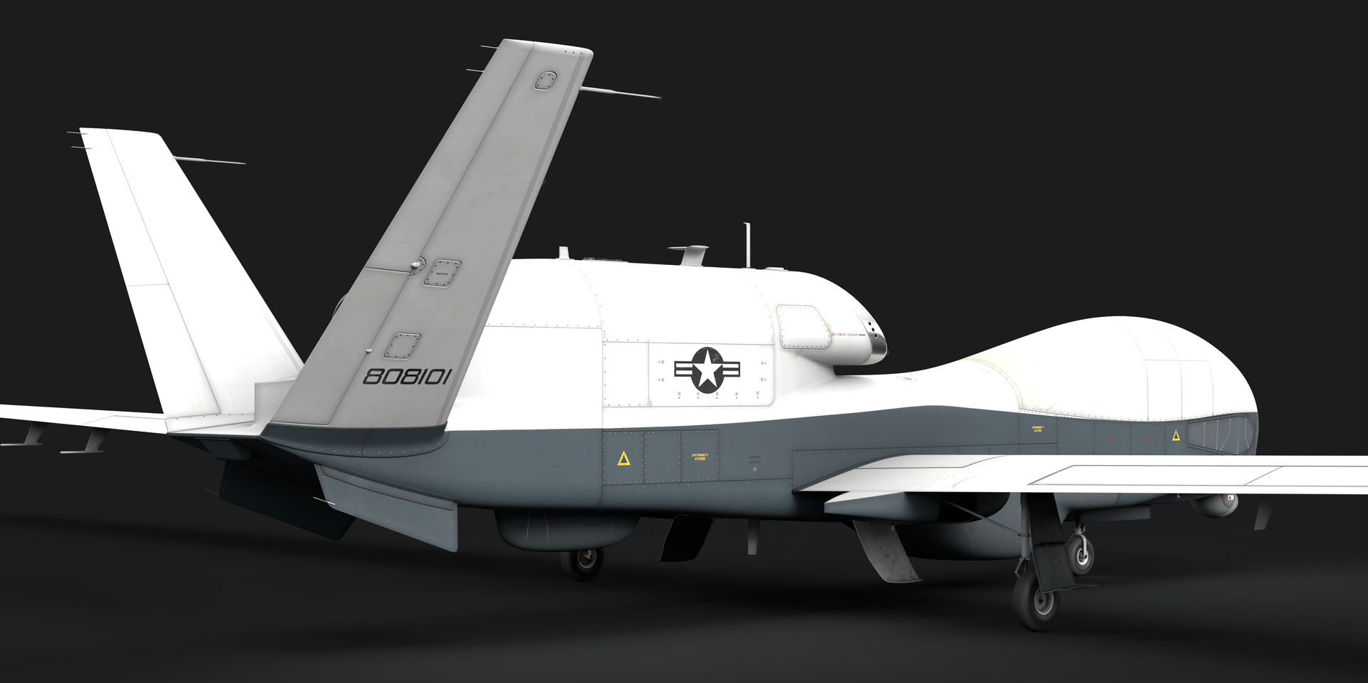 Northrop Grumman MQ-4C Triton 8K Drone Model 3D - TurboSquid 2043065