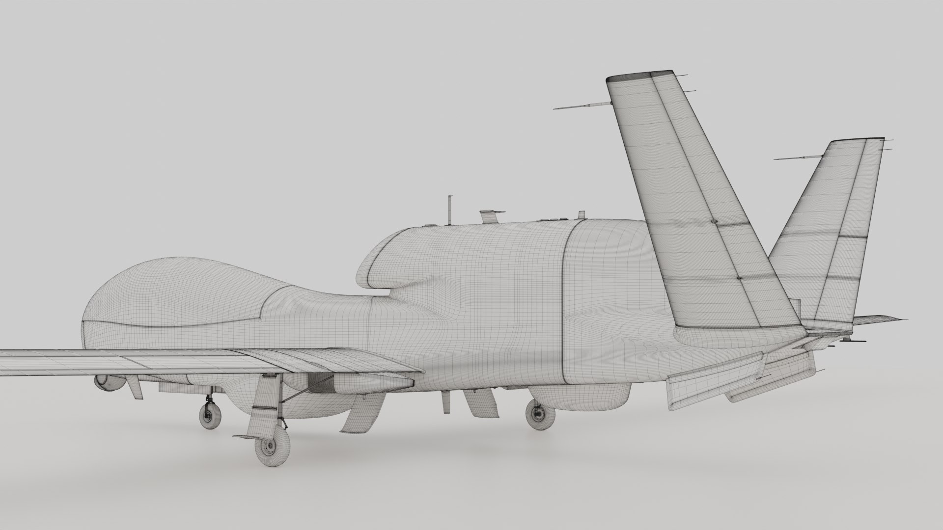 3D model Northrop Grumman MQ-4C Triton 8K Drone - TurboSquid 2043065